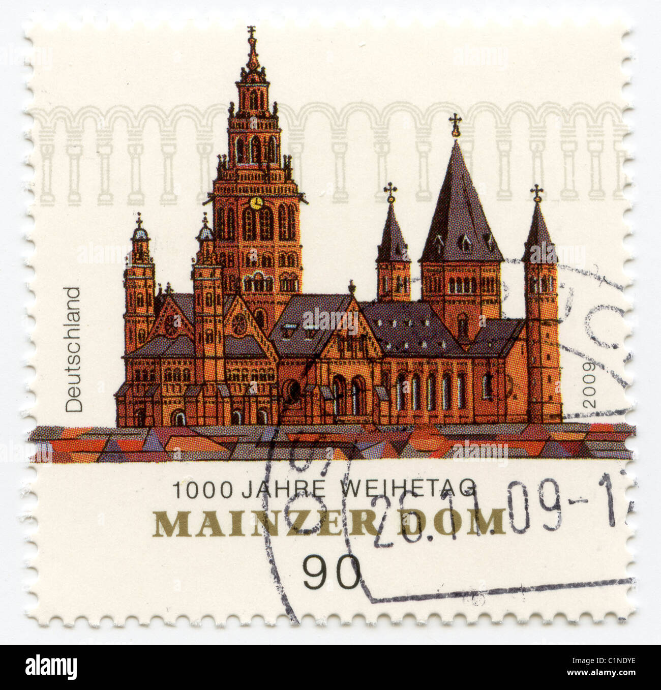 Germany postage stamp Stock Photo - Alamy