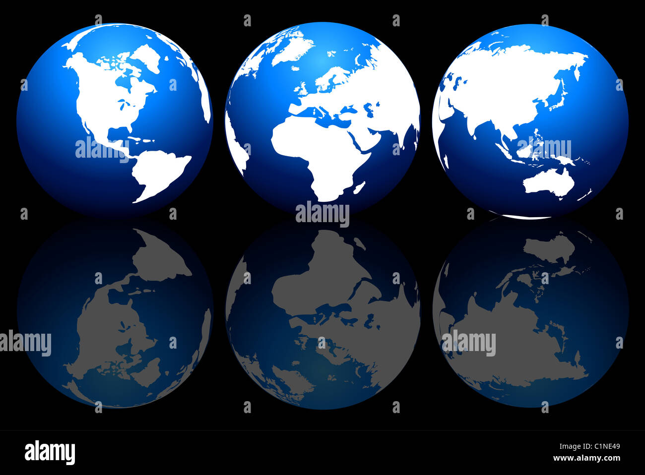 Mirror globe hi-res stock photography and images - Alamy