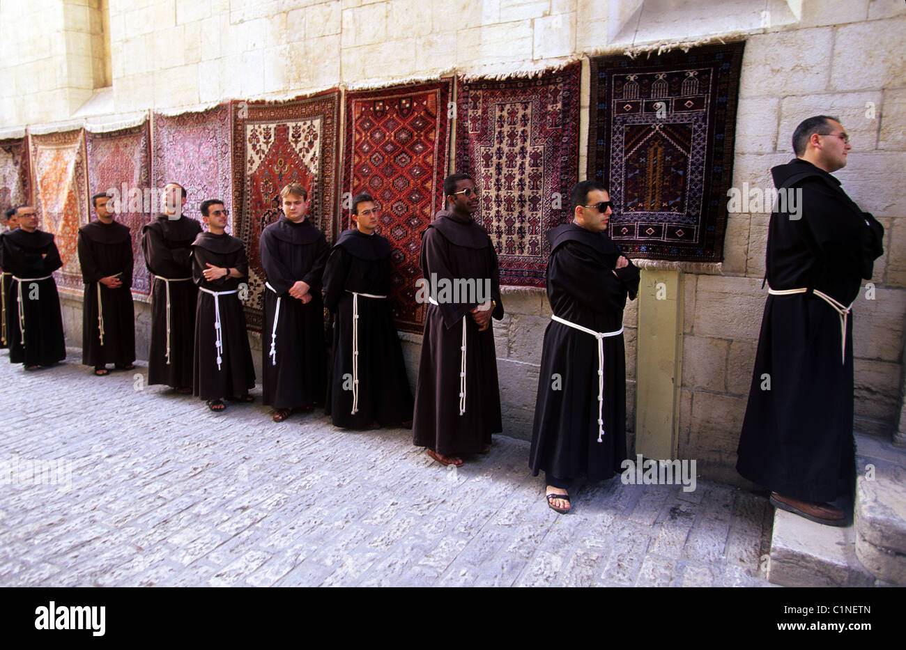 Israel, Jerusalem, holy city, Via Dolorosa, Christian pilgrimage Stock ...