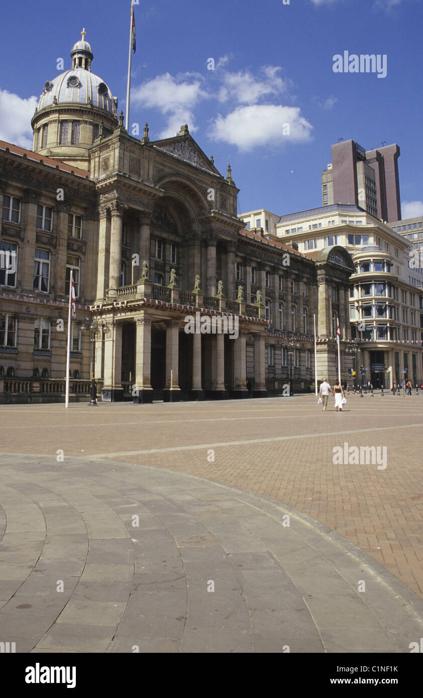 The Council House at the Victoria square in Birmingham, West Midlands ...