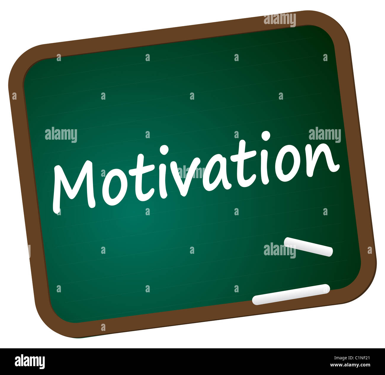 chalkboard with motivation-slogan Stock Photo - Alamy