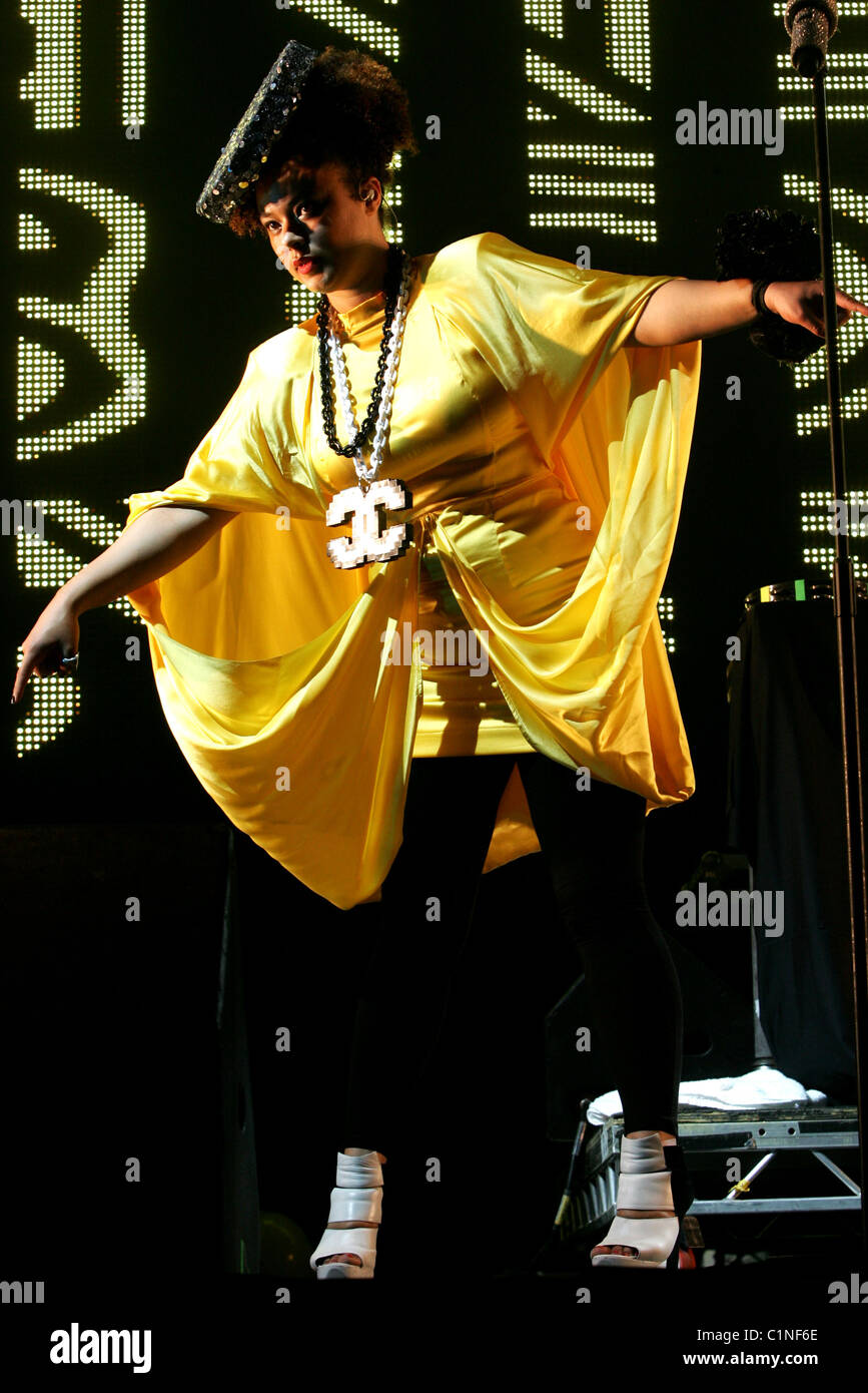 Sneaky Sound System performing at the Wireless 2009 held at Hyde Park ...