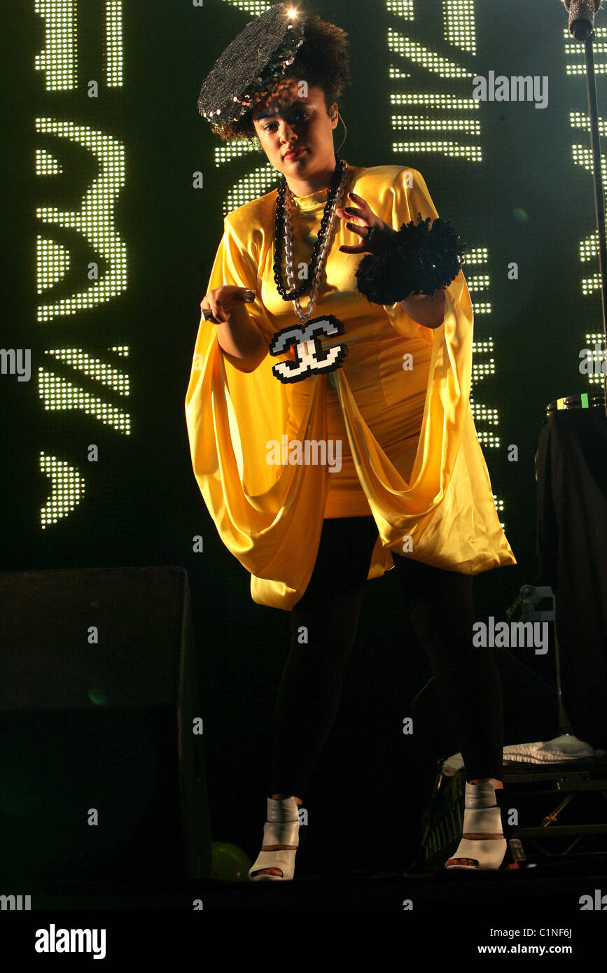 Sneaky Sound System performing at the Wireless 2009 held at Hyde Park ...