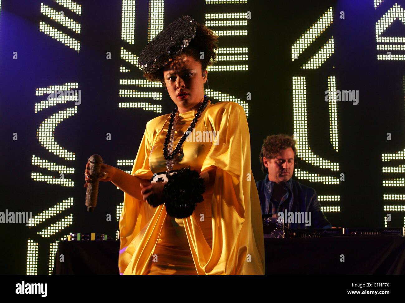 Sneaky Sound System performing at the Wireless 2009 held at Hyde Park ...