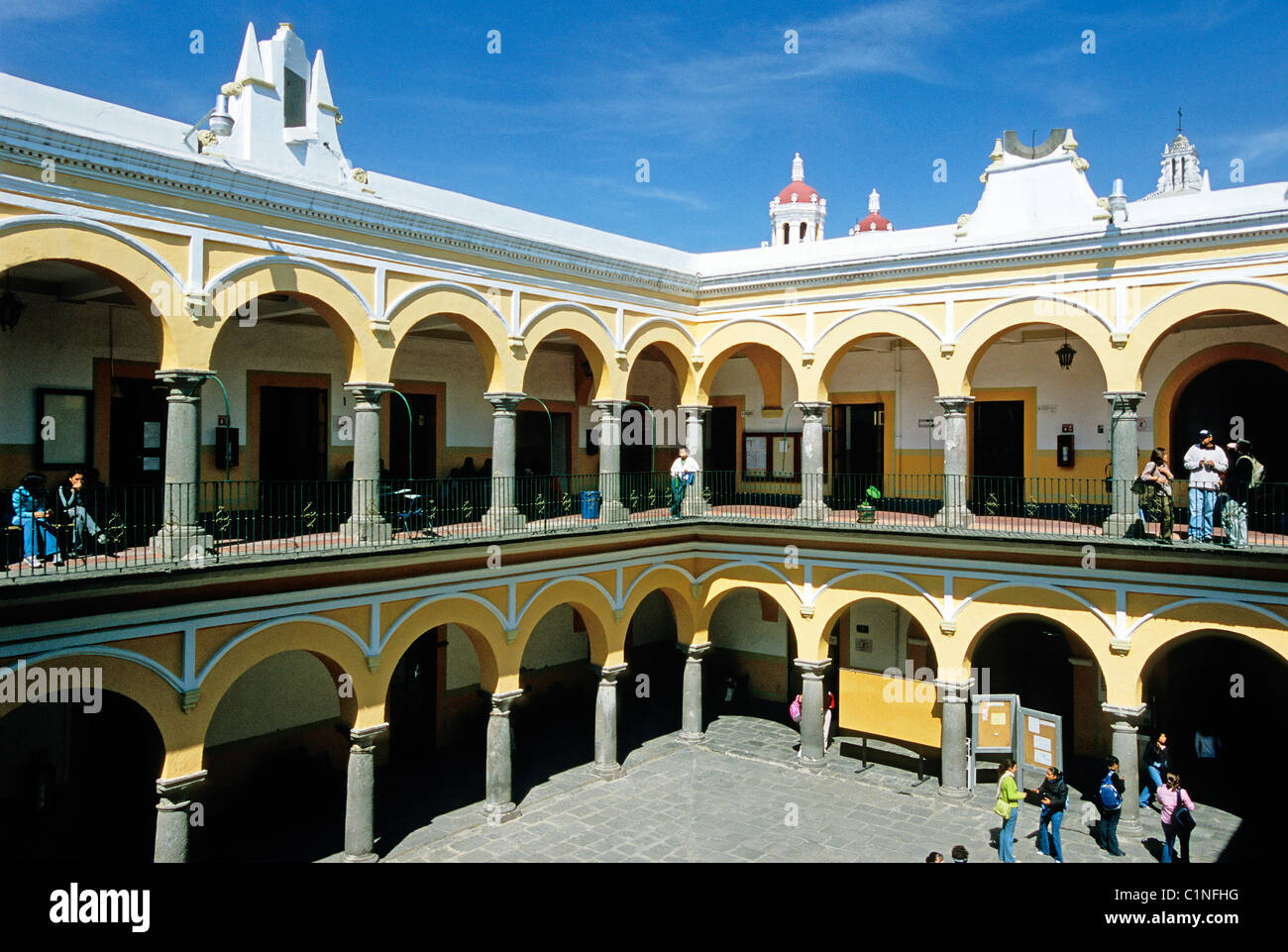 Mexico, Puebla State, Puebla city, San Geronimo College Stock Photo - Alamy
