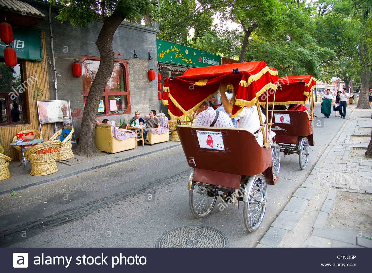 Chinese Pedicabs Stock Photos & Chinese Pedicabs Stock Images - Alamy