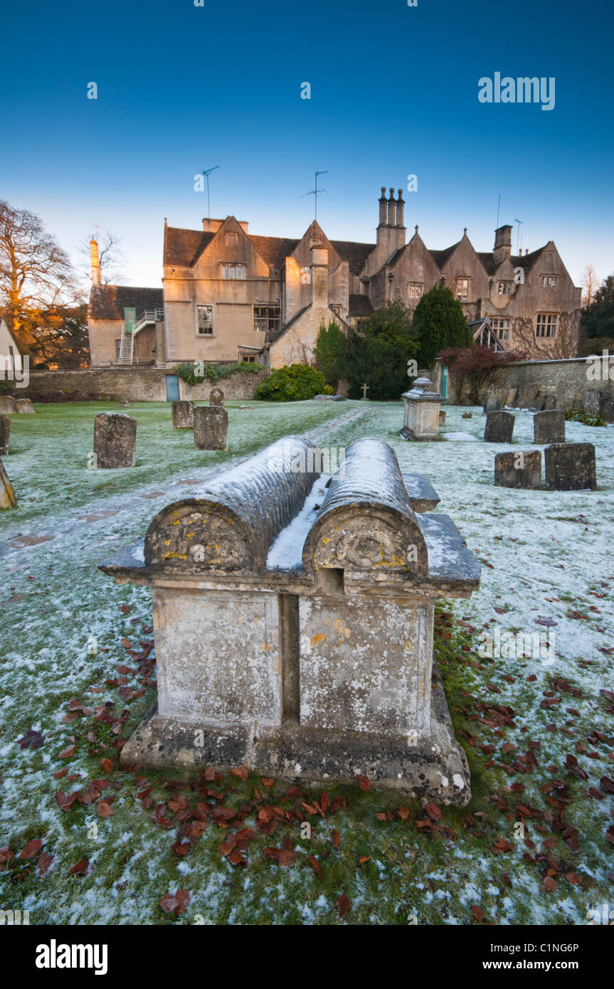 Cotswolds Bibury Winter Snow High Resolution Stock Photography and ...