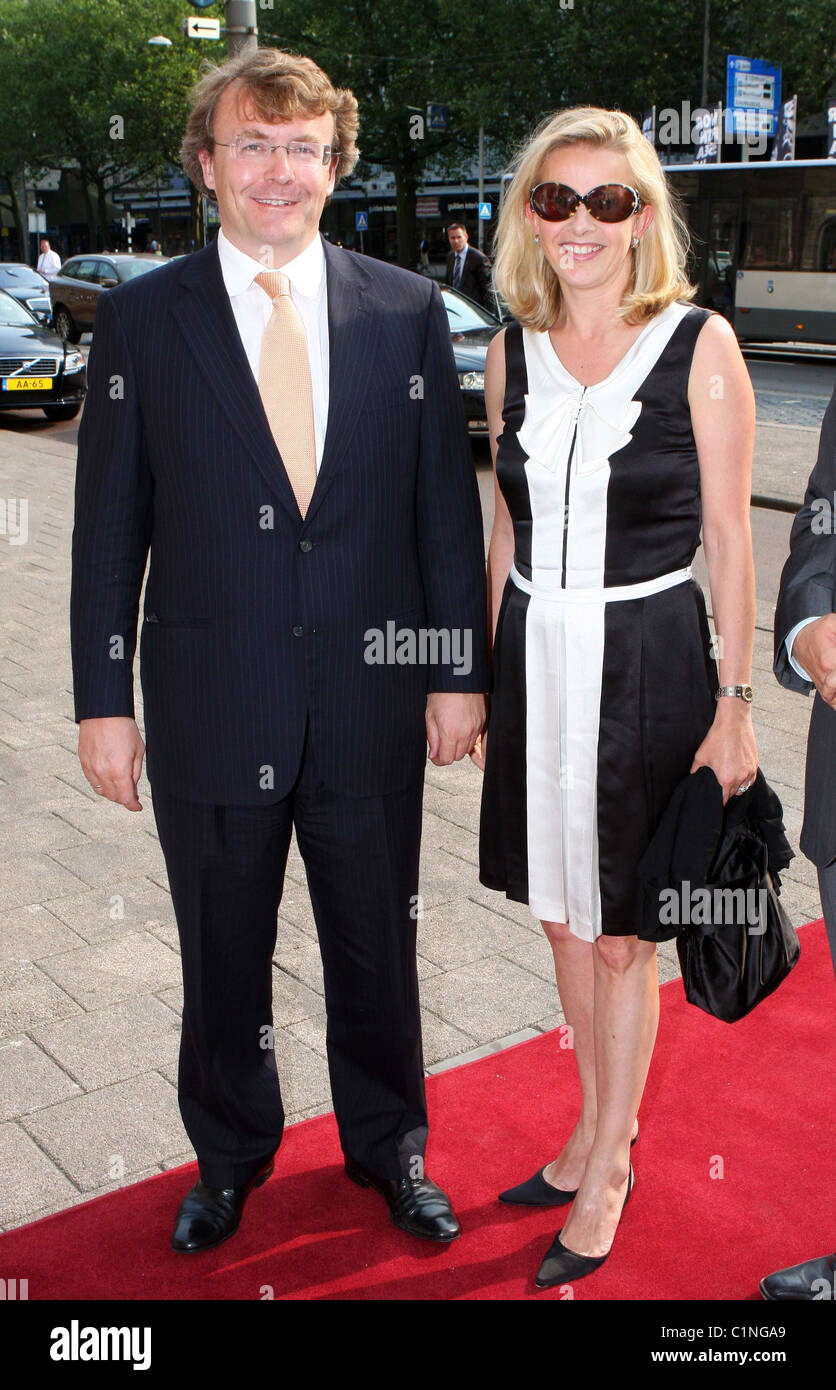 Dutch Prince Friso, in the presence of his wife Princess Mabel ...
