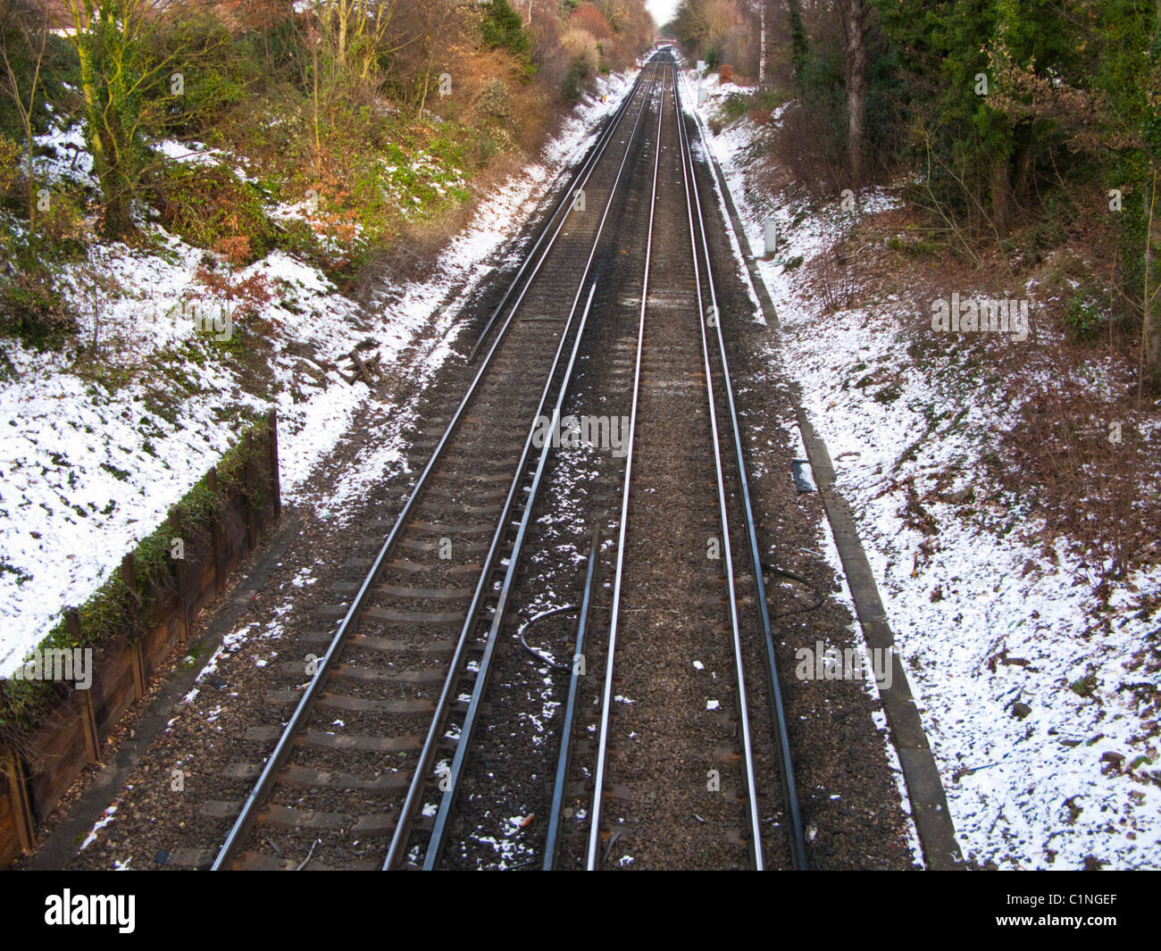 Empty railway hi-res stock photography and images - Alamy