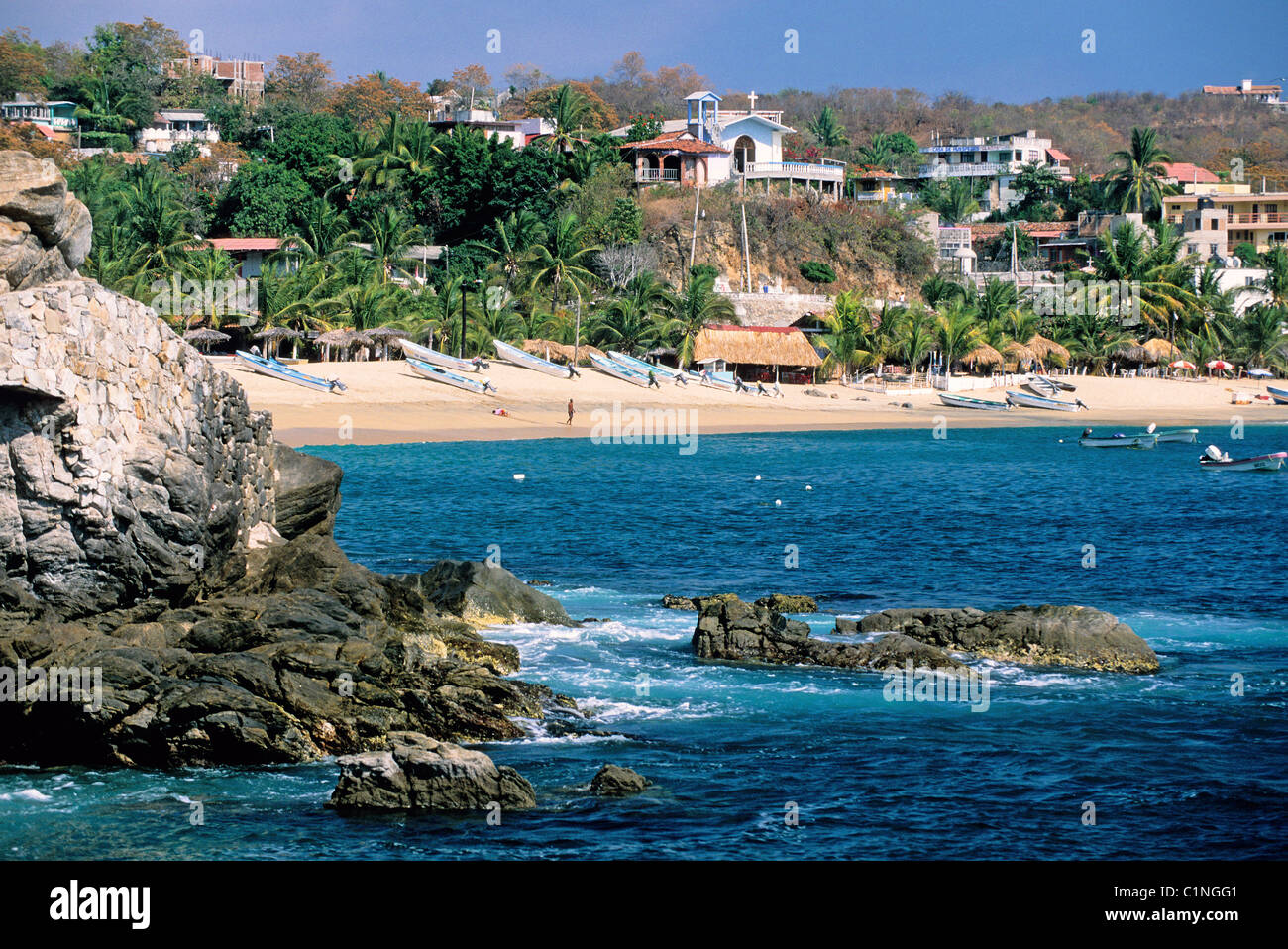 Mexico, Oaxaca State, Puerto Angel Stock Photo - Alamy