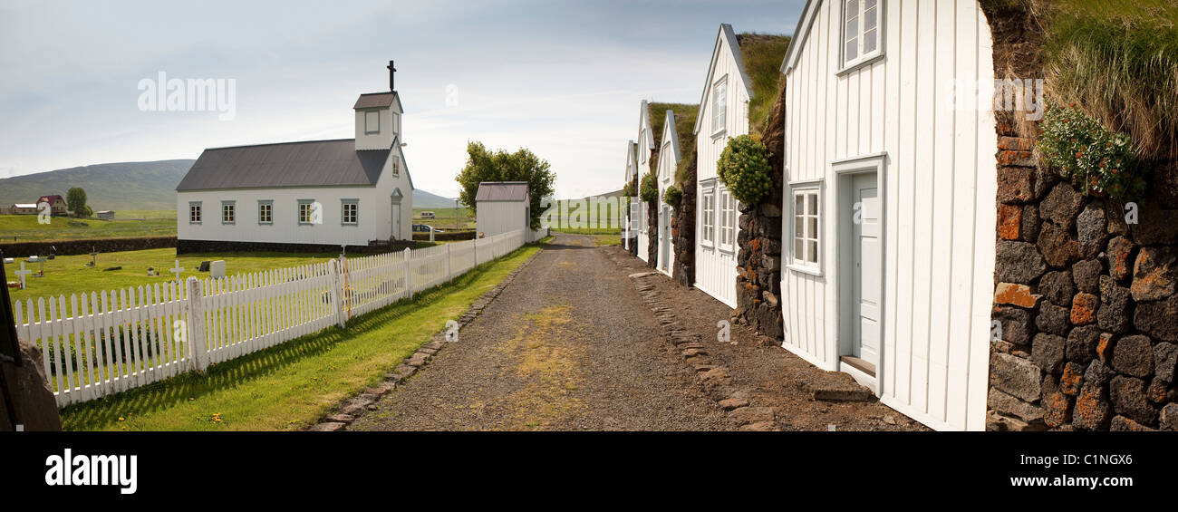 Turf farmhouse iceland hi-res stock photography and images - Alamy