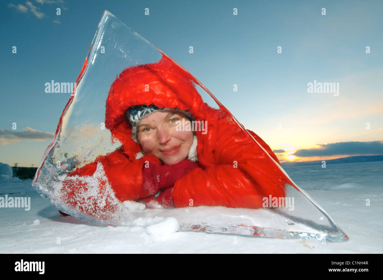 Baikal see through ice hi-res stock photography and images - Alamy