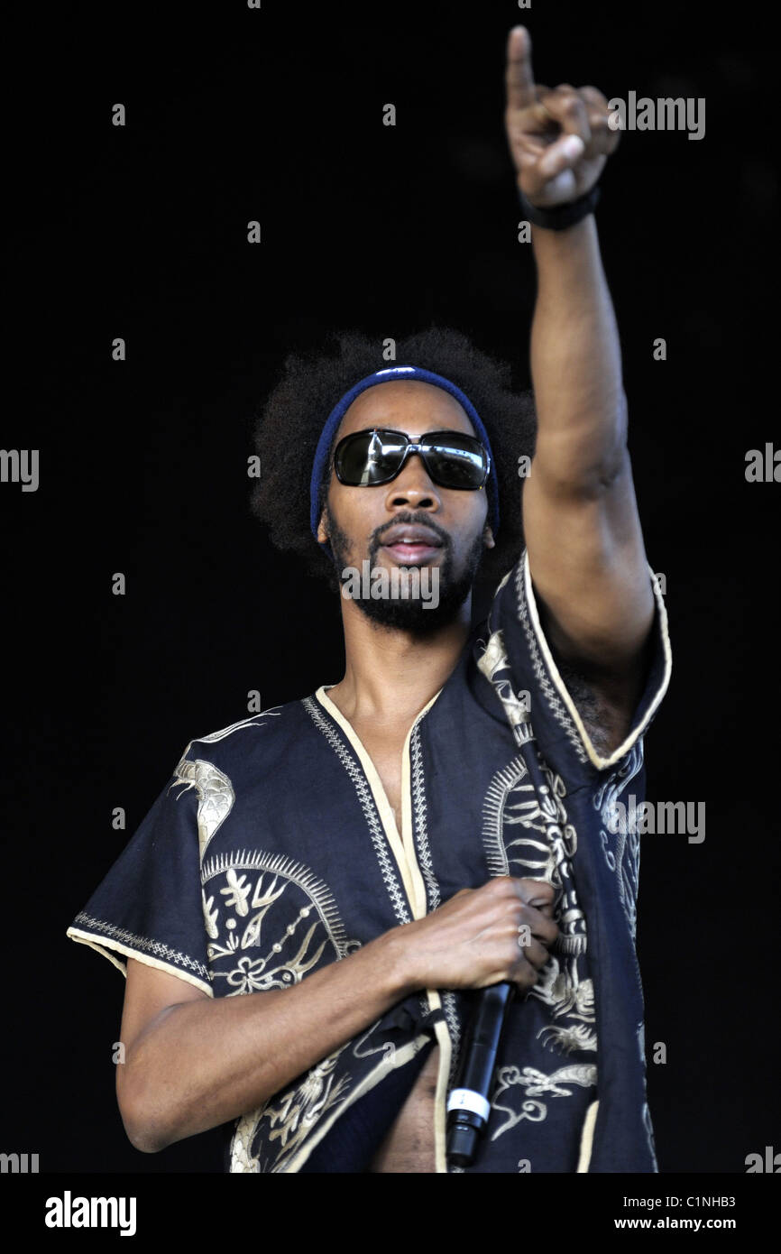 Robert Fitzgerald Diggs aka RZA Rock The Bells Festival 2009 held at ...
