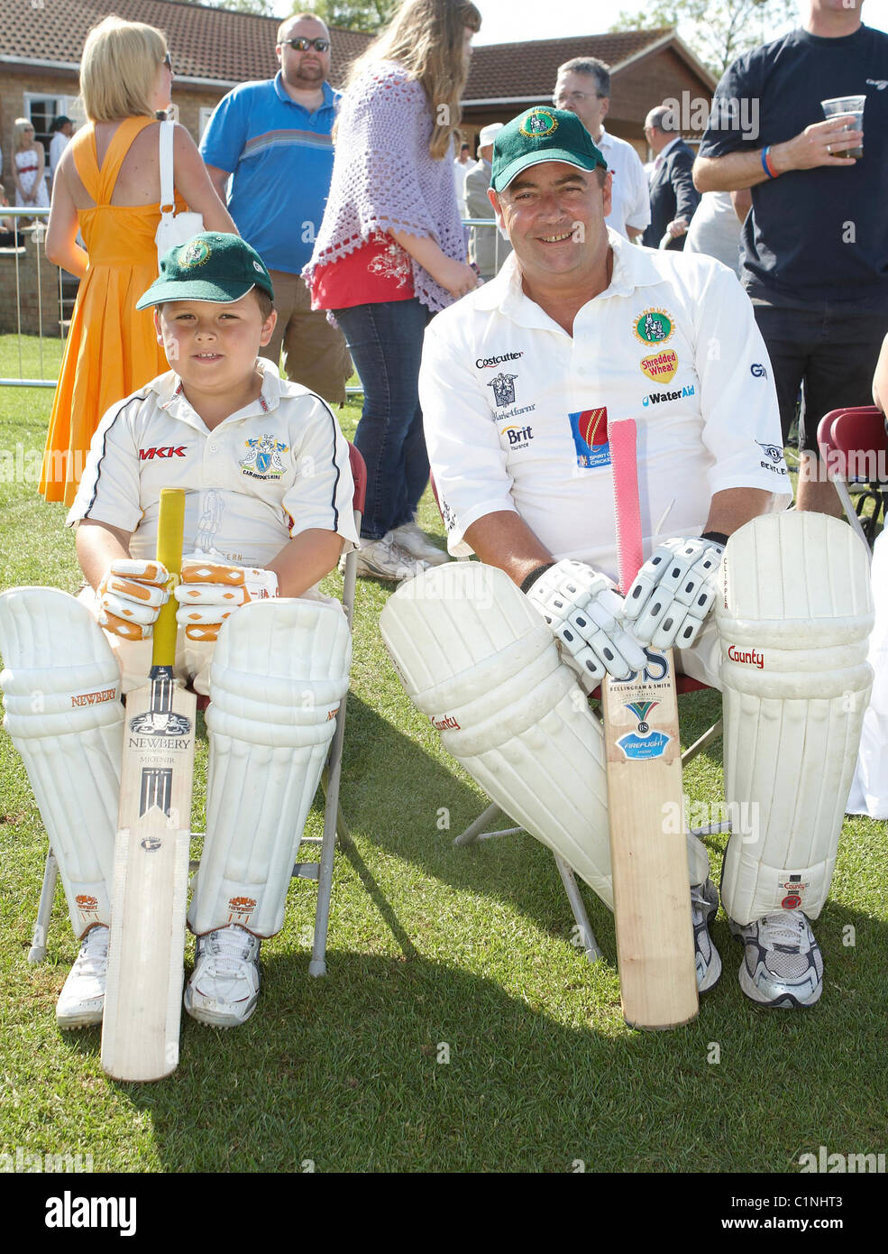 Graham Cowdrey with son Michael Cowdrey Bunbury celebrity charity ...