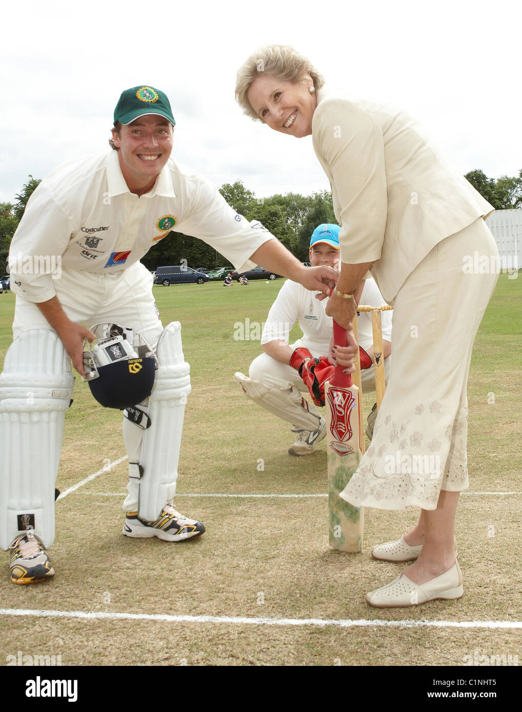 Graham Napier, Dame Norma Major Bunbury celebrity charity cricket match ...