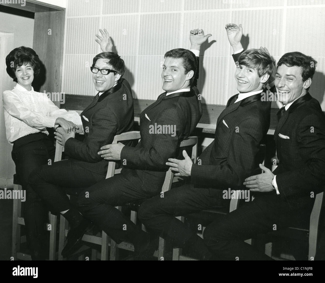 The Honeycombs Uk Pop Group In 1964 With Honey Lantree On Drums Photo