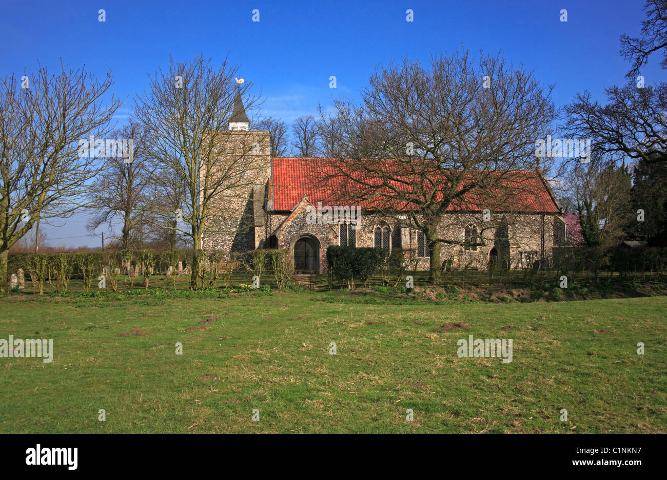 The Church of St Michael at Stratton St Michael, Norfolk, England ...