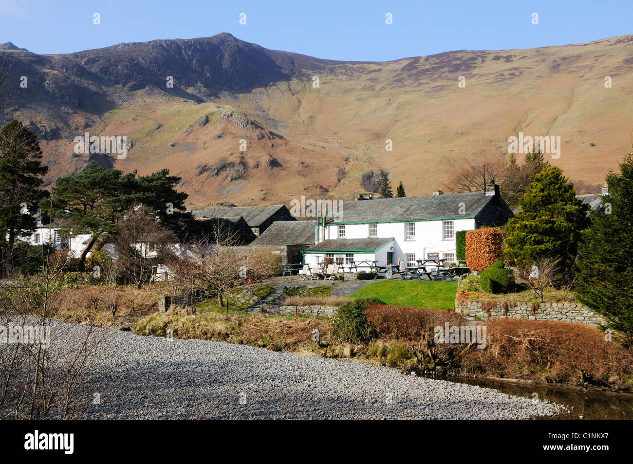 Grange village lake district hi-res stock photography and images - Alamy