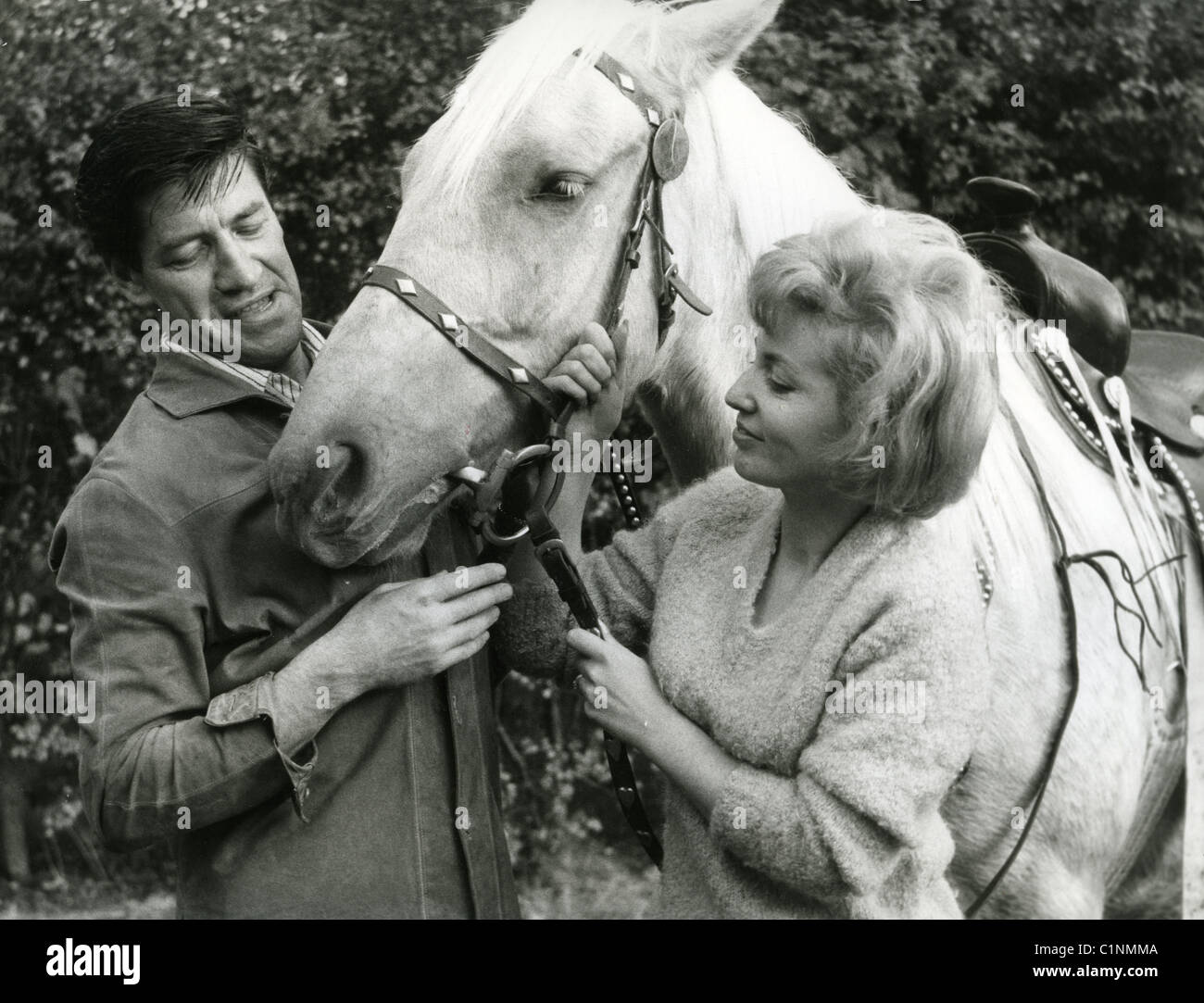 MICHAEL HOLLIDAY (1924-1963) UK pop singer with wife Shirley and ...