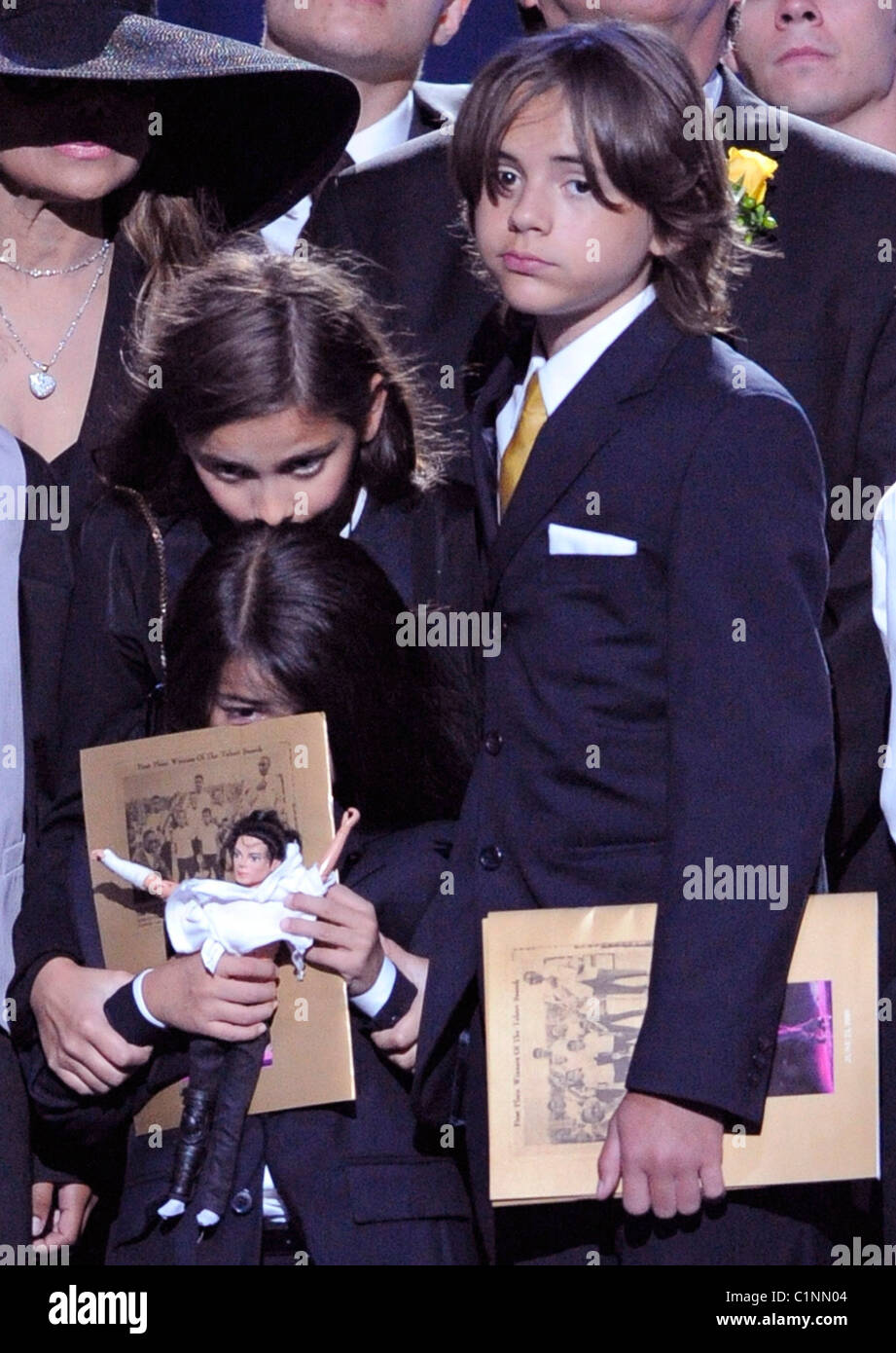 Paris Jackson, left, Prince Michael Jackson I andPrince Michael Jackson ...