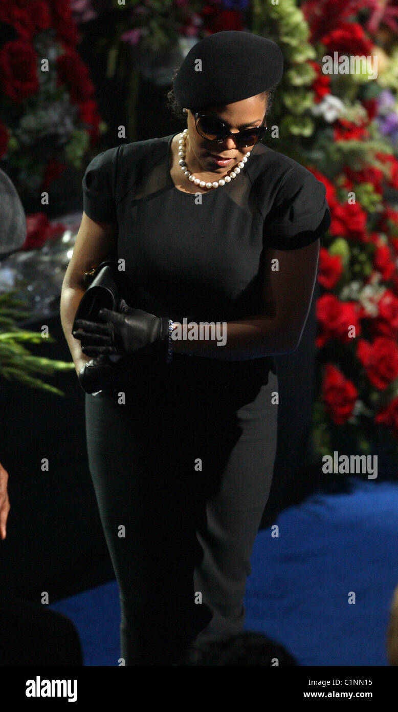 Janet Jackson The memorial service for the King of Pop, Michael Jackson ...