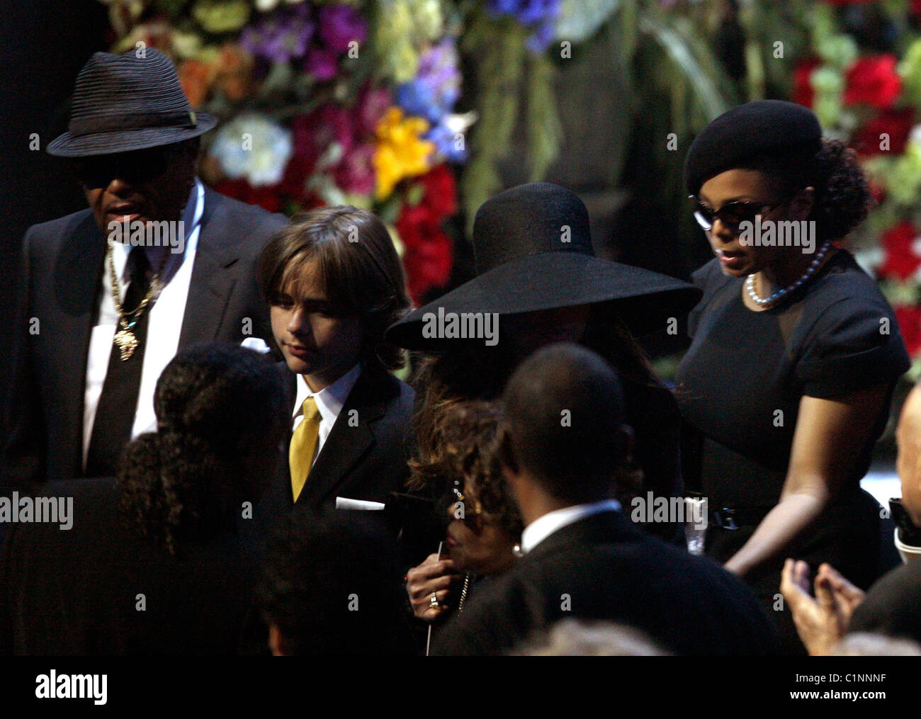 Janet Jackson At Michael Jacksons Funeral