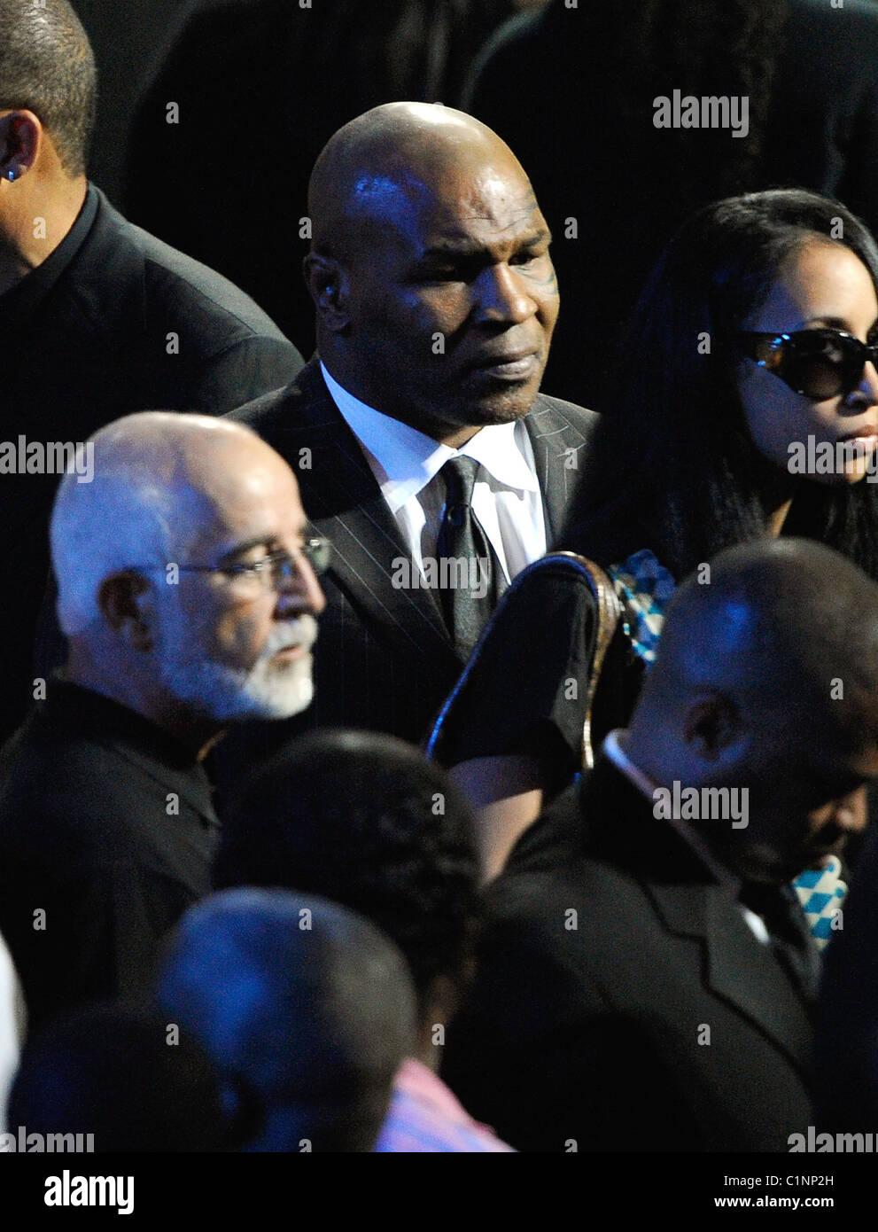 Former heavyweight champion boxer Mike Tyson The memorial service for ...