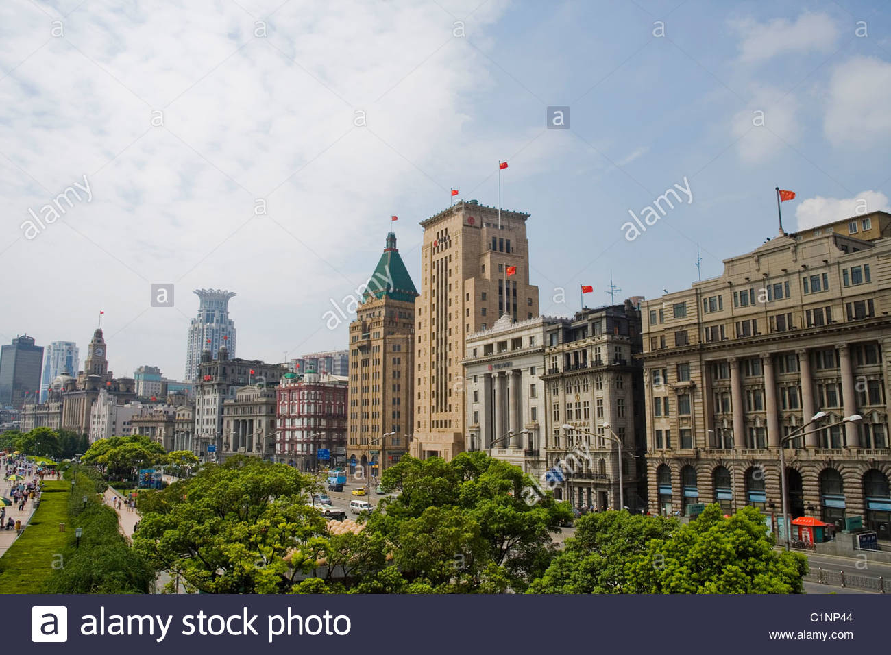 Shanghai Bund Promenade Stock Photos & Shanghai Bund Promenade Stock ...