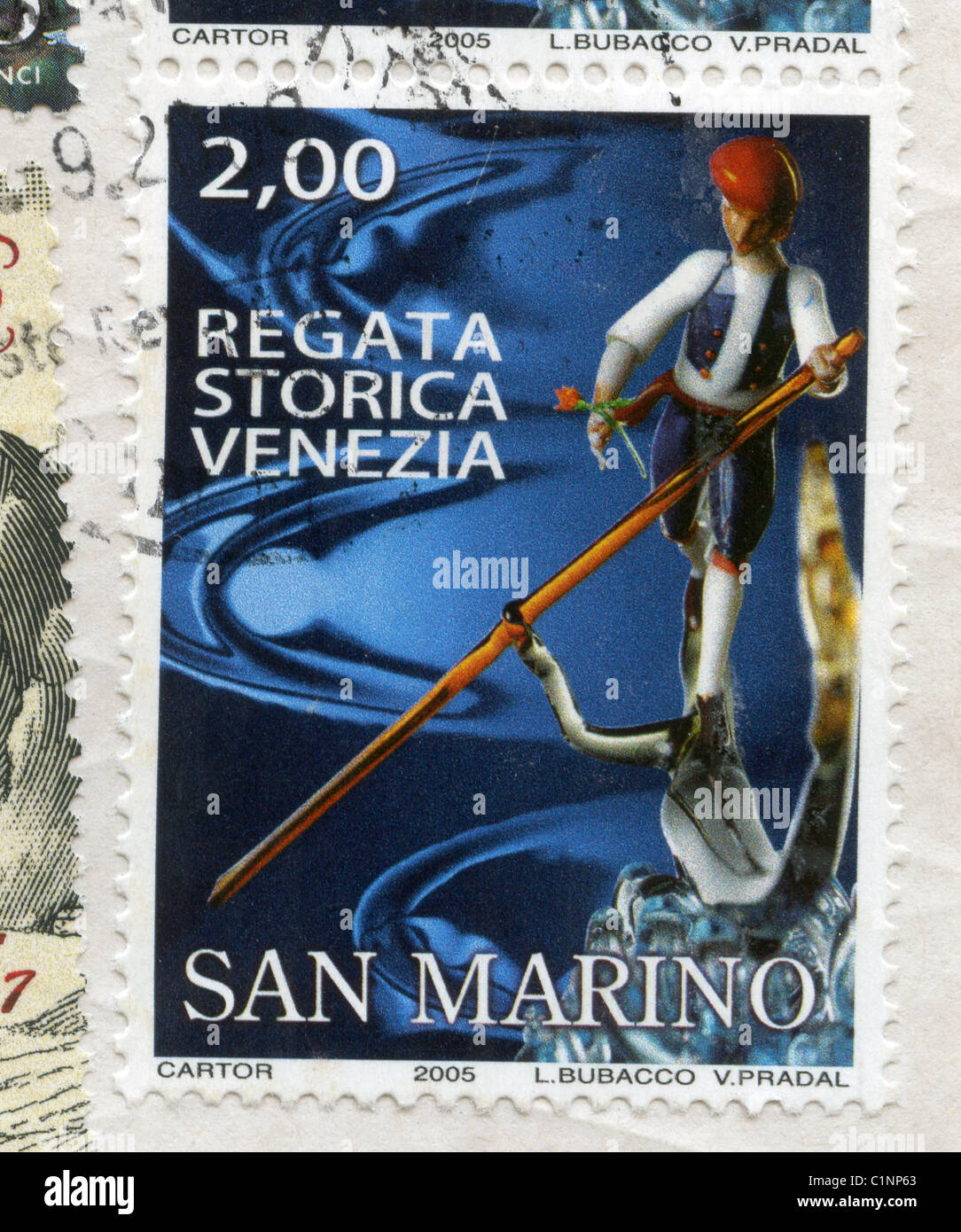 Venice stamp hi-res stock photography and images - Alamy