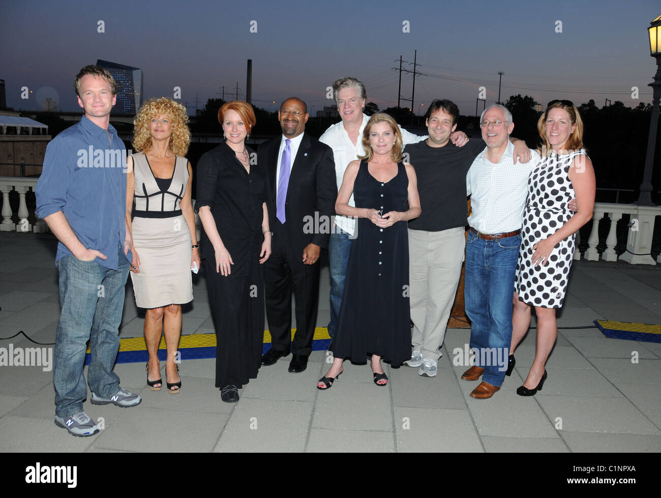 Neil Patrick Harris, Sharon Pinkenson, Jenna Stern, Mayor Michael ...