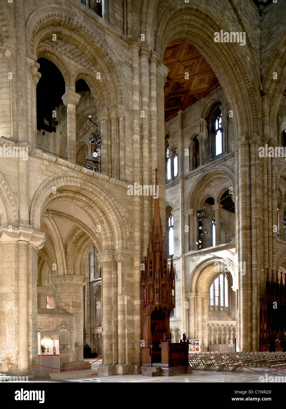 Peterborough cathedral archway hi-res stock photography and images - Alamy