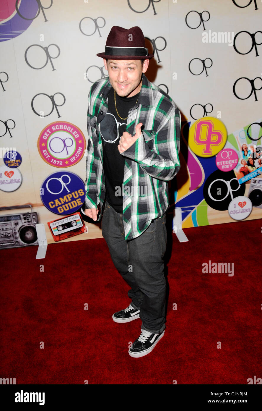 Joel Madden launch of the new OP campaign 'OPen Campus' at Mel's Dinner ...