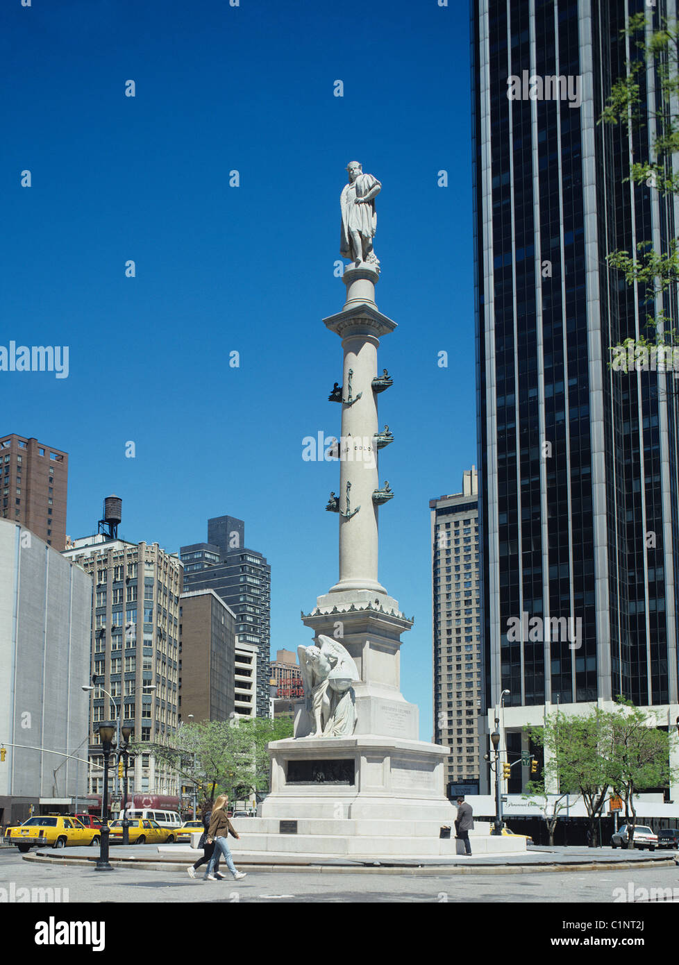 Statue of Christopher Columbus. New York City, USA Stock Photo - Alamy