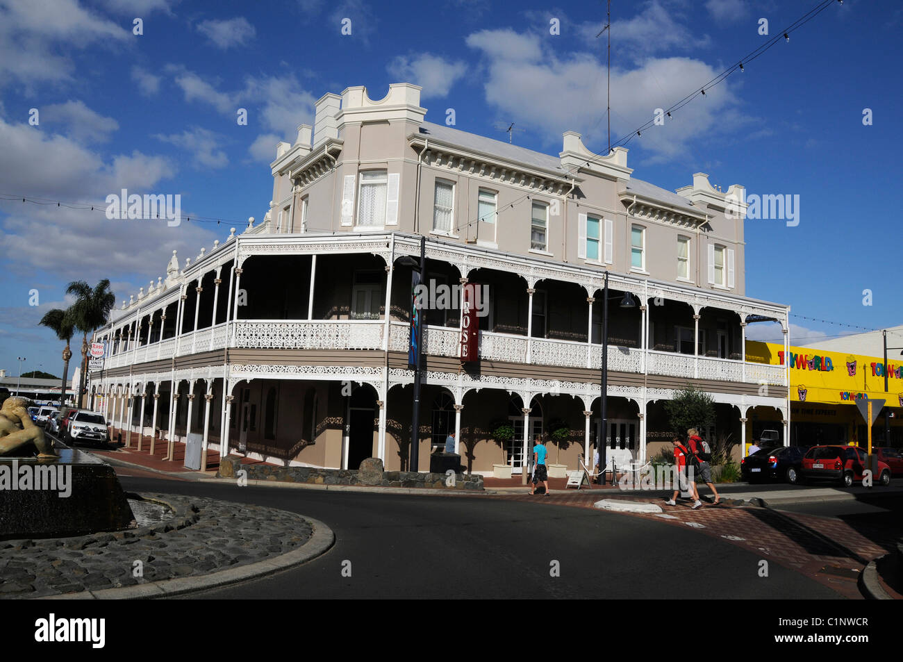 The Victorian built Rose Hotel in Bunbury, Perth, Western Australia ...