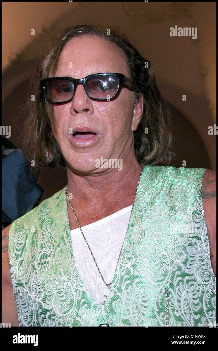 Mickey Rourke Paris Fashion Week Autumn/Winter 2009-2010 Haute Couture ...