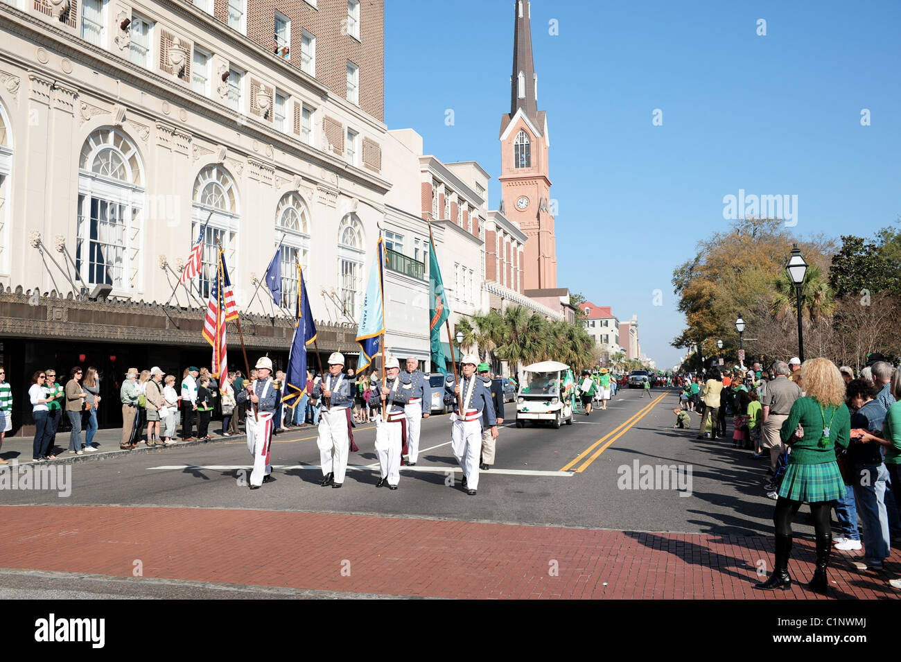 St. Patrick's Day Parade Stock Photo - Alamy