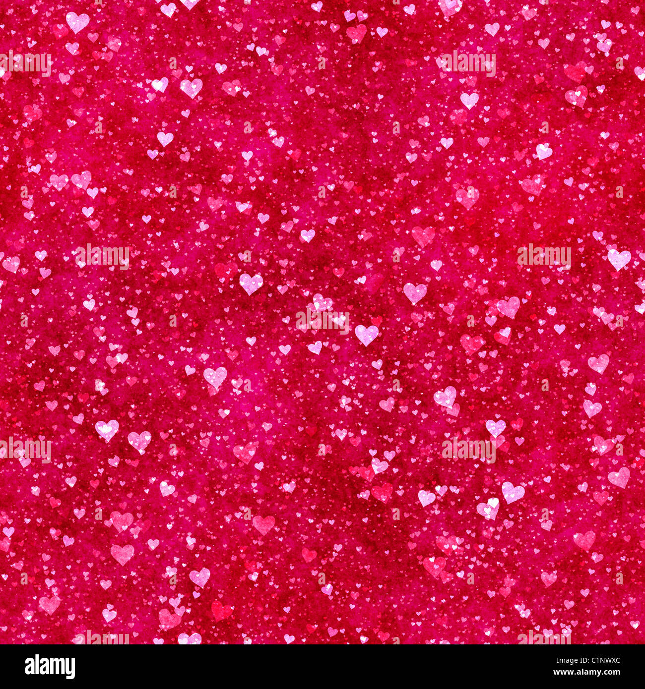 Seamless Hearts Background in Grunge Love Texture Stock Photo - Alamy