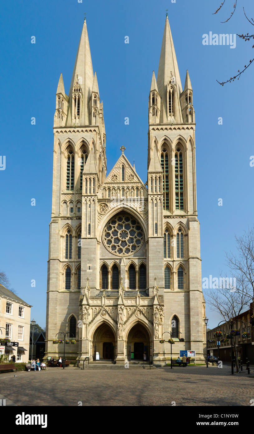 Truro Cathedral in Cornwall, England Stock Photo, Royalty Free Image ...
