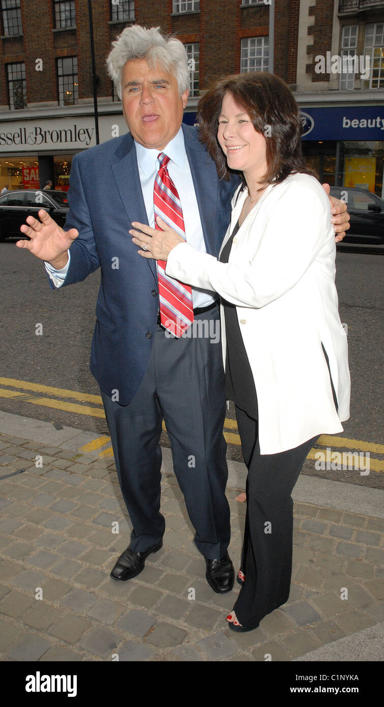 Jay Leno Mavis Elizabeth Nicholson High Resolution Stock Photography ...