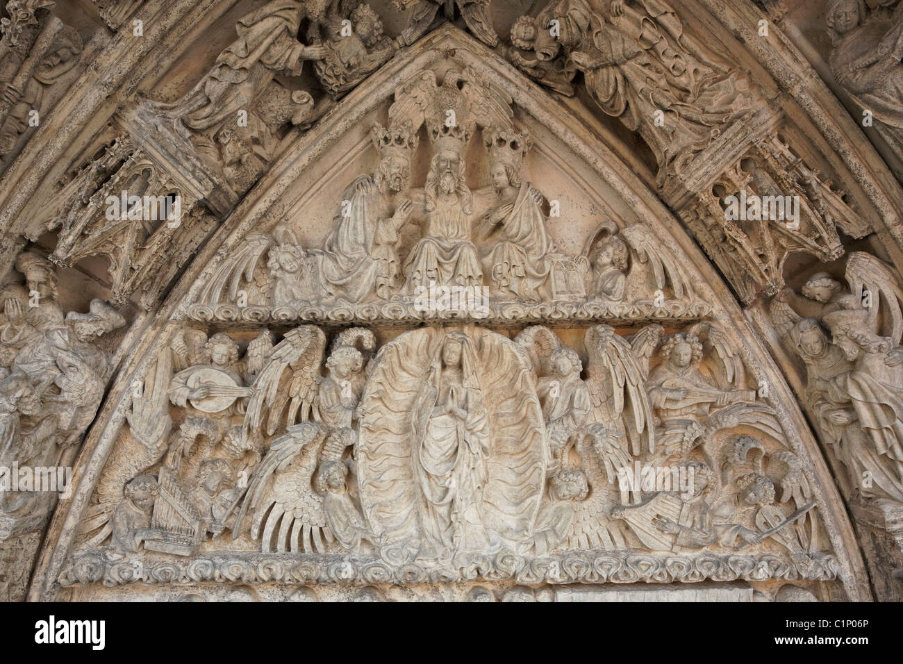 Tympanum and lintel gothic hi-res stock photography and images - Alamy