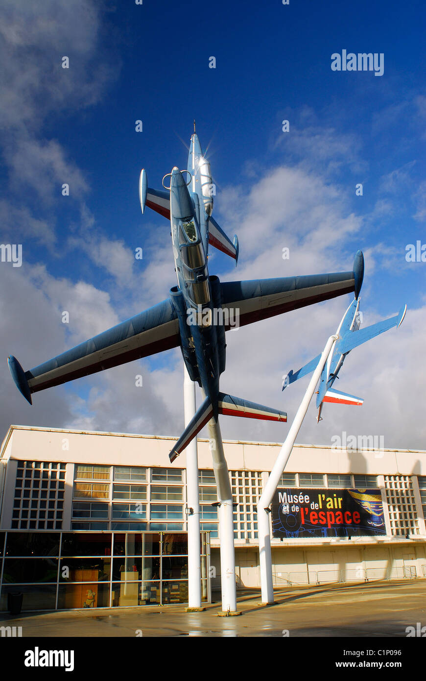 France, Seine Saint Denis, Air and space museum of Le Bourget, Fouga ...