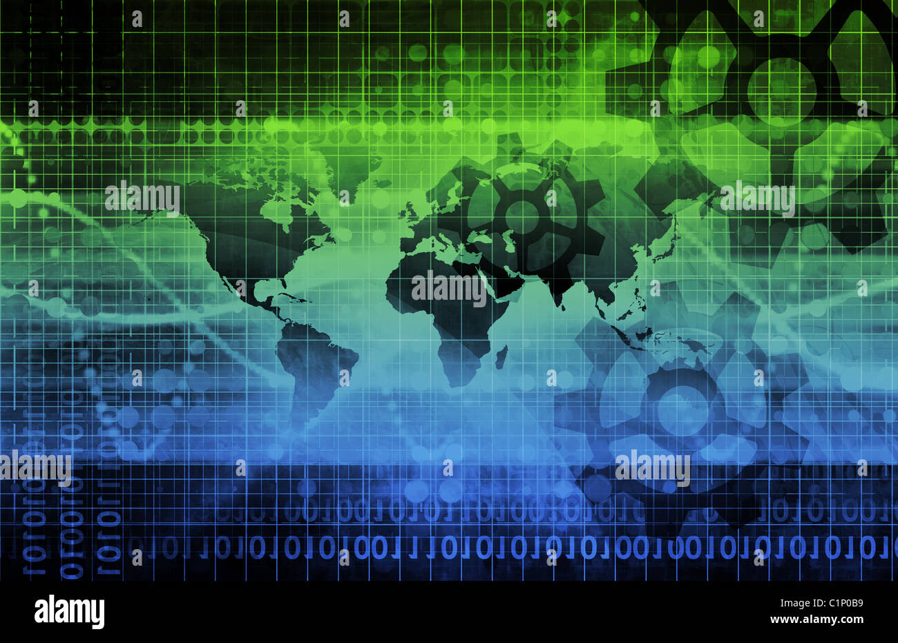 Global Integration of Technologies as a Concept Stock Photo - Alamy