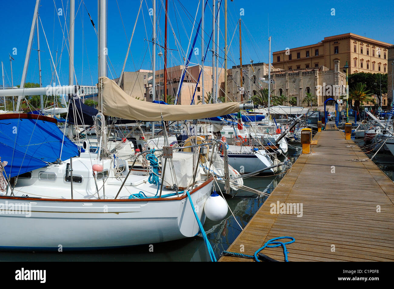 Italy, Sicily, Palermo, harbour Stock Photo - Alamy