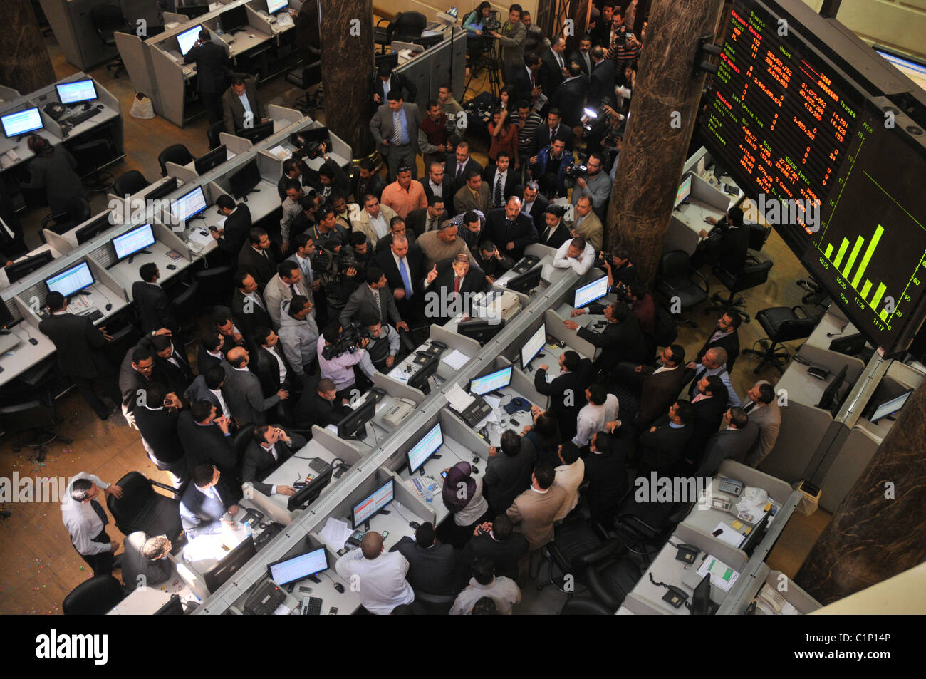The Egypt Exchange opened after a 7-week closure due to the Egypt ...