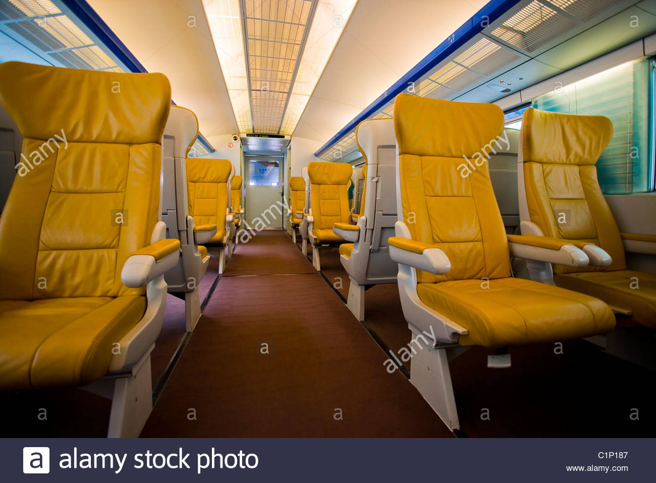 Maglev Train Shanghai Interior Stock Photos & Maglev Train Shanghai ...