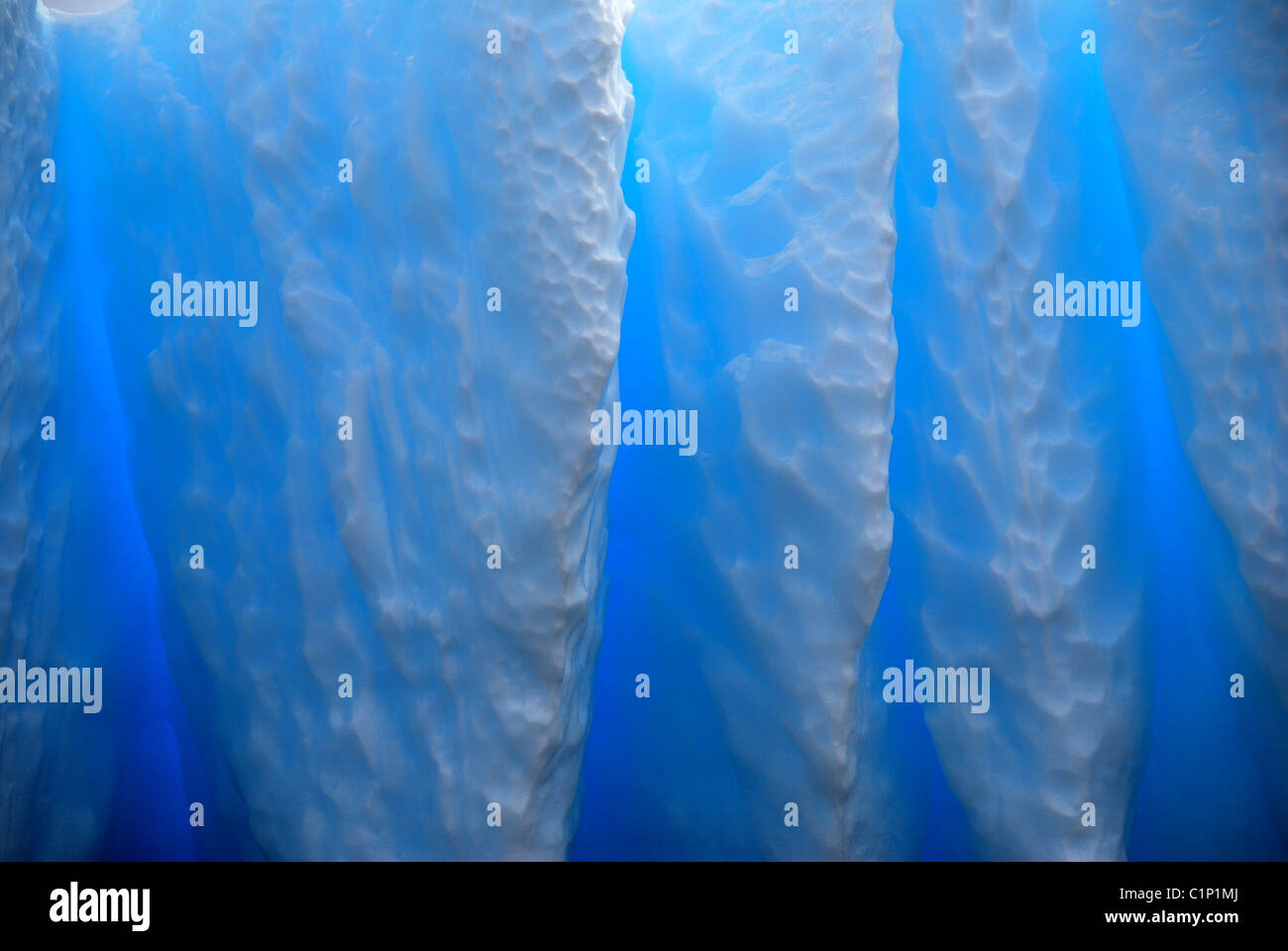 deep blue lines in an iceberg Stock Photo - Alamy