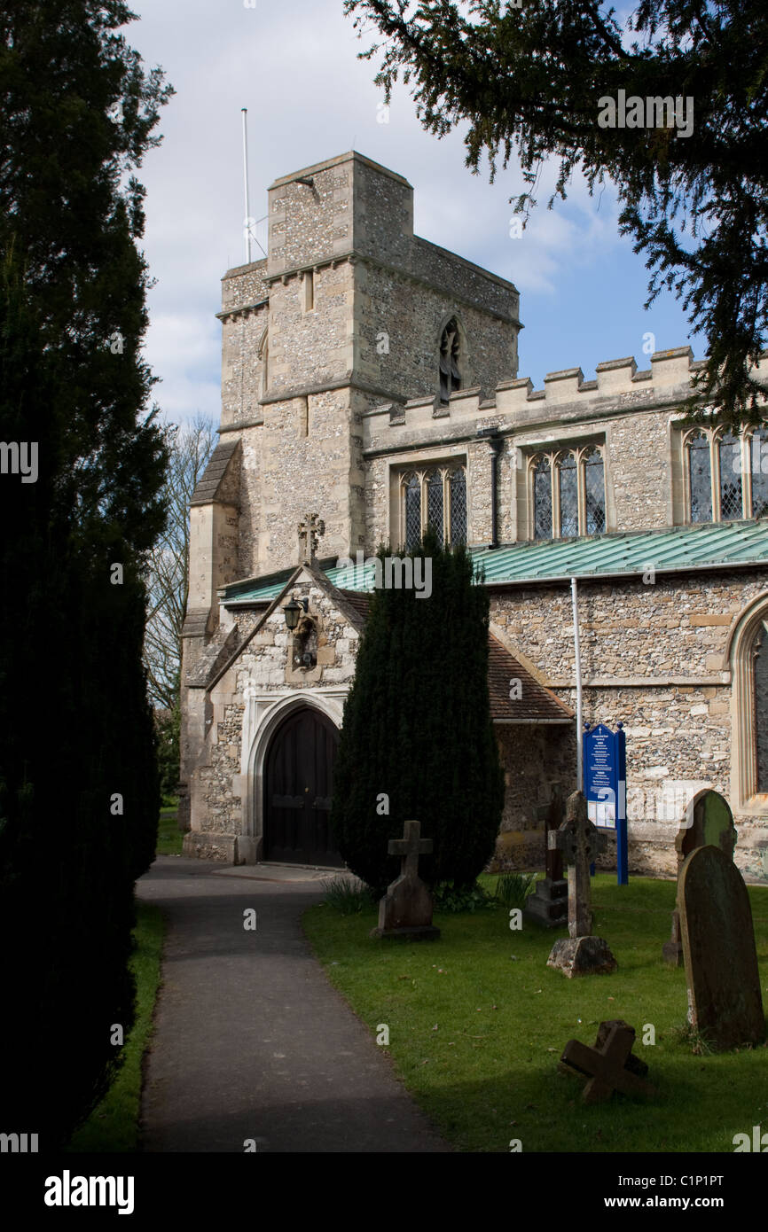 St Dunstan's Church, Monks Risborough Stock Photo - Alamy