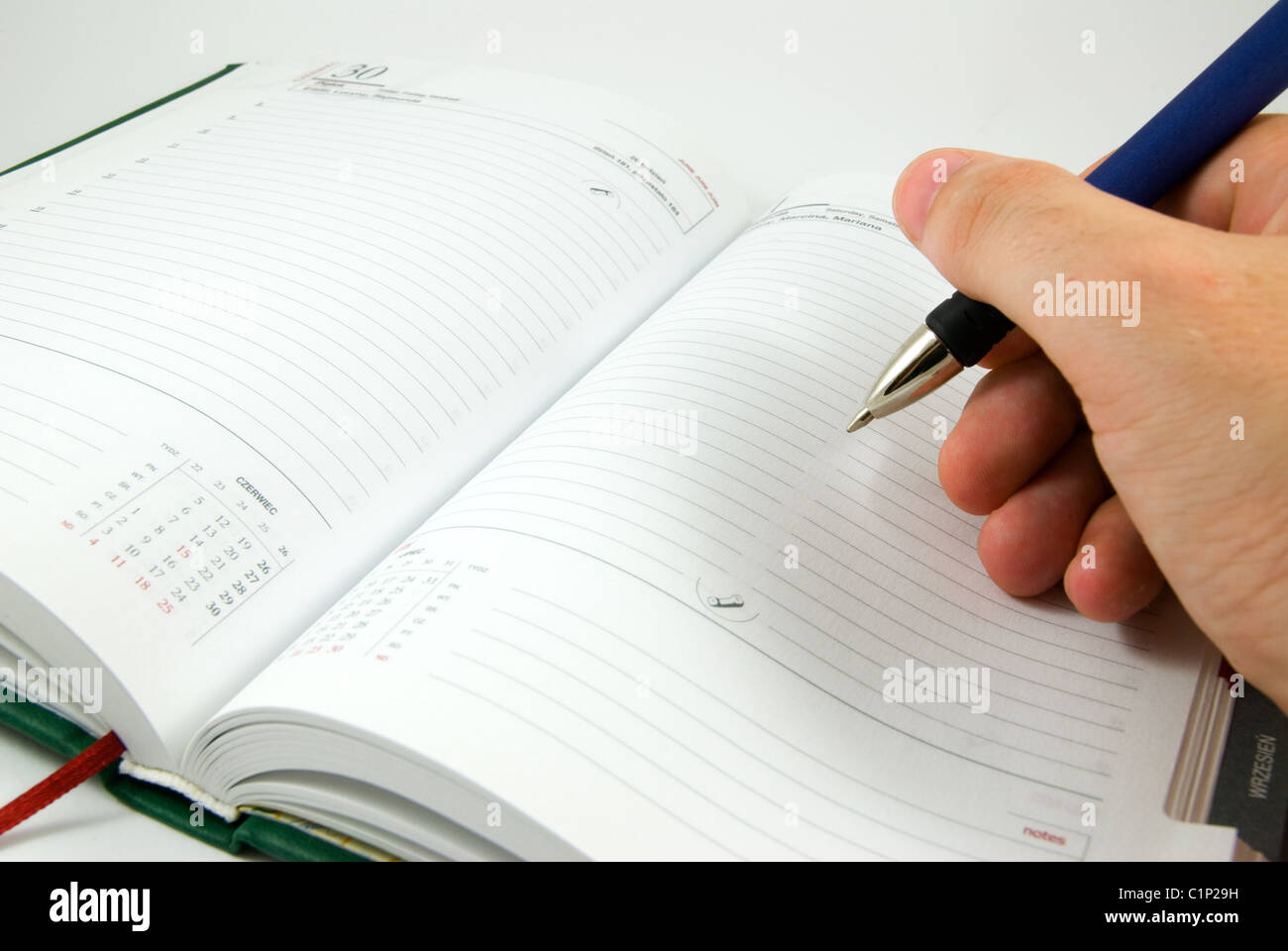 Pages of a calendar hi-res stock photography and images - Alamy