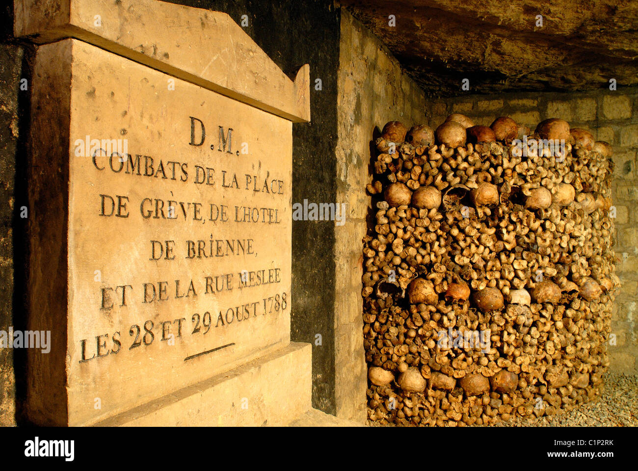 France, Paris, Catacombs Stock Photo - Alamy