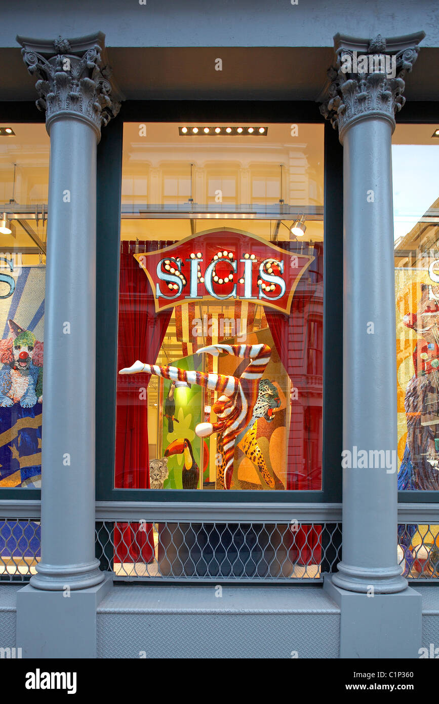 United States, New York City, Manhattan, Soho, Sicis The Art Factory ...